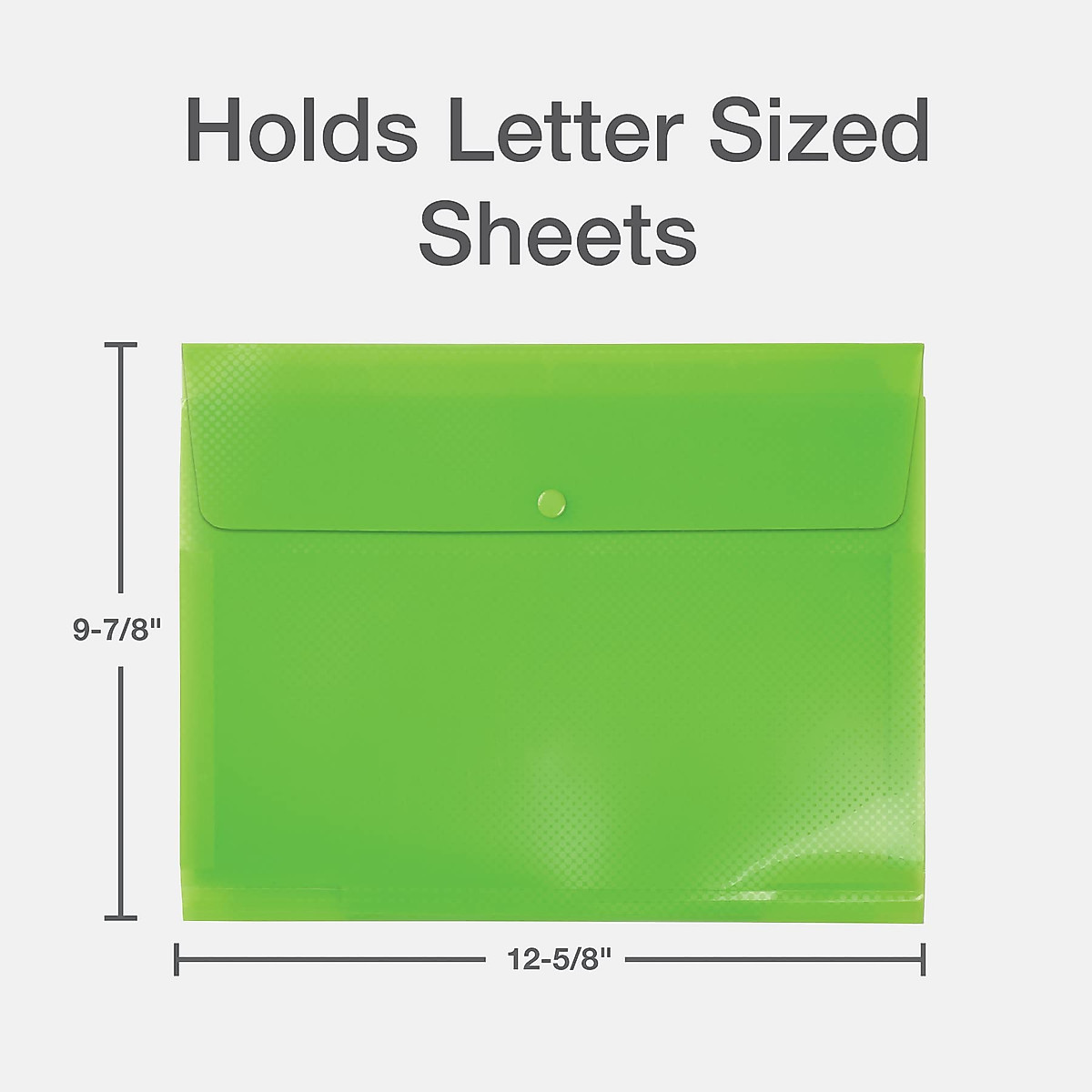 Oxford Plastic Expanding Files, 8 Pack of 5 Pocket File Organizers with 4 Tabs and Snap Closure, Letter Size Paper, 2 Black, 3 Blue, 3 Green (52005)