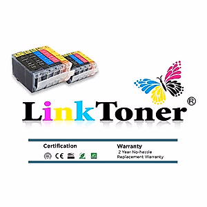 LinkToner TN660 Compatible Toner Cartridge Replacement for Brother Tn-660 TN630 Used with Brother Laser Printer Black High Yield 2 Pack