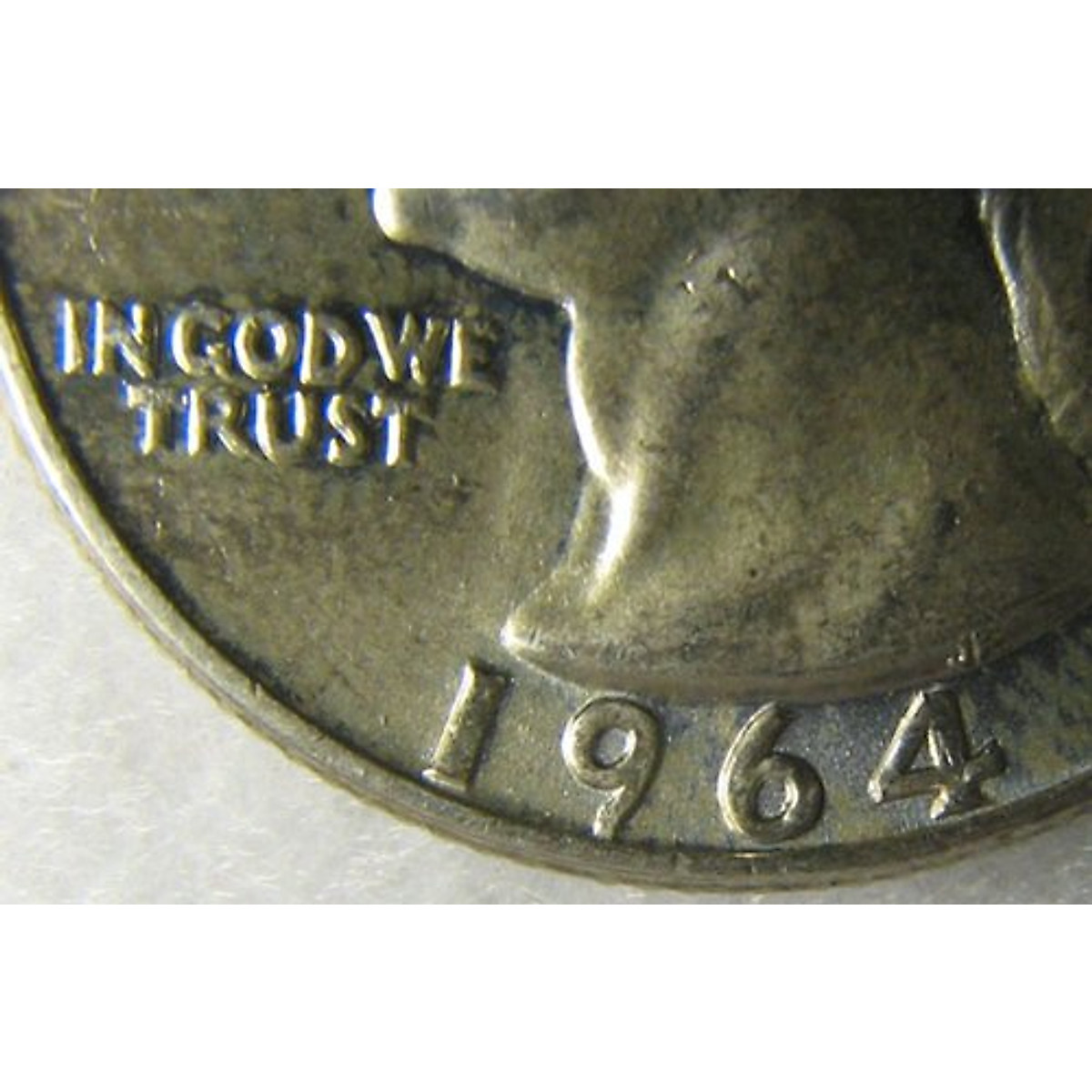 Mint Error! - 1964-P Washington Quarter Philadelphia Mint - Double Die!! - GEM BU Uncirculated
