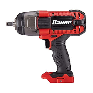 BAUER 63629 20-Volt Hypermax Lithium-Ion 1/2 Inch Impact Wrench with LED Light, Tool Only