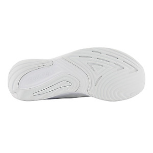 New Balance Men's FuelCell Prism V2 Running Shoe, White/Dark Silver Metallic/Black Metallic, 11 Wide