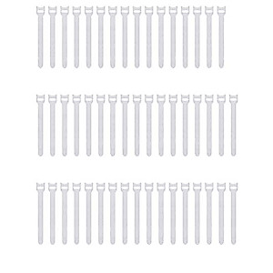 Pasow 50pcs Reusable Fastening Adjustable Cable Ties Wire Management (6 Inch, White)