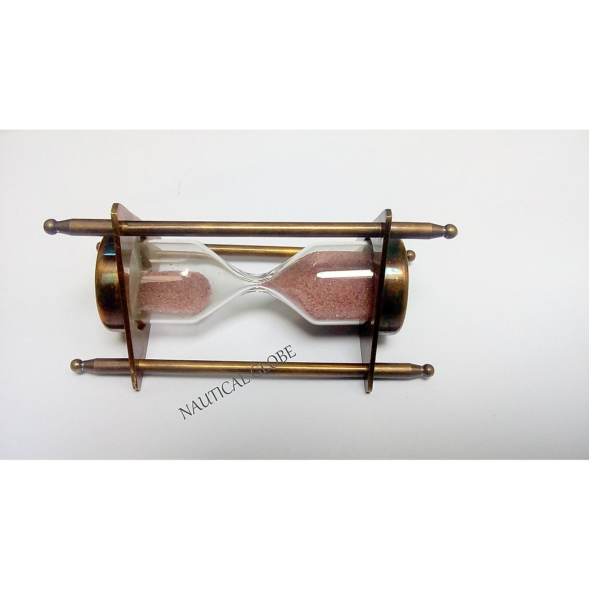 MERIDIAN NAUTICALS Brass Sand Timer Nautical Antique Vintage Item Replica Hour Glass Maritime Item