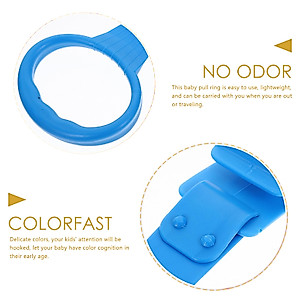 1 Pair Cot Baby Bed Baby Playpen Baby Crib Hanging Rings Infant Crib Pull Rings Baby Walking Exercise Assistant Safety Ring Supplies The Fence Accessories