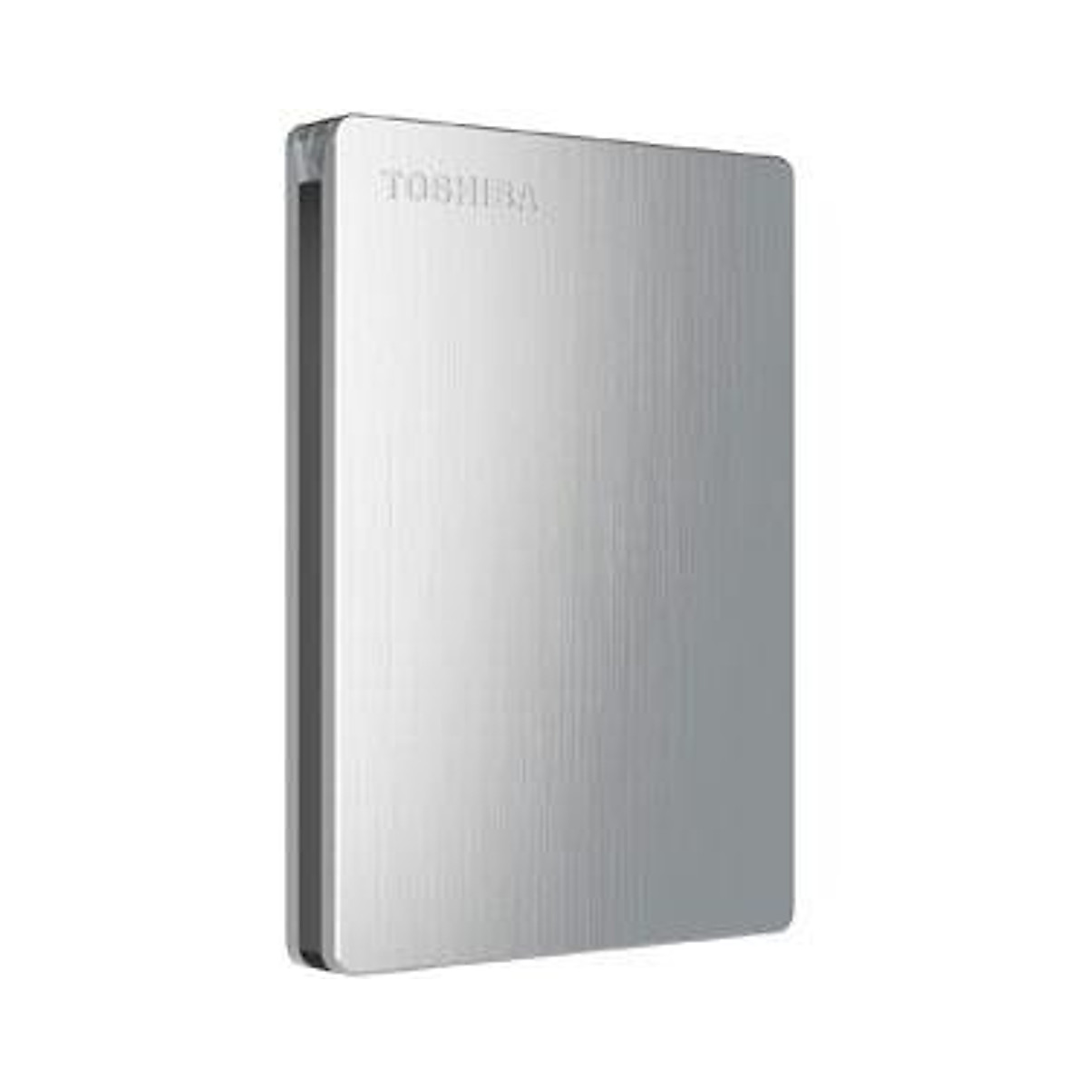 Toshiba Canvio Slim II 1TB Portable External Hard Drive, Silver (HDTD210XS3E1)