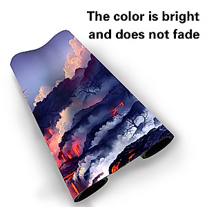 Board Game TCG Playmat Table Mats Games Size 60X35 cm Mousepad Compatible for MTG RPG CCG Trading Card Game Play mats (Pink Tree)