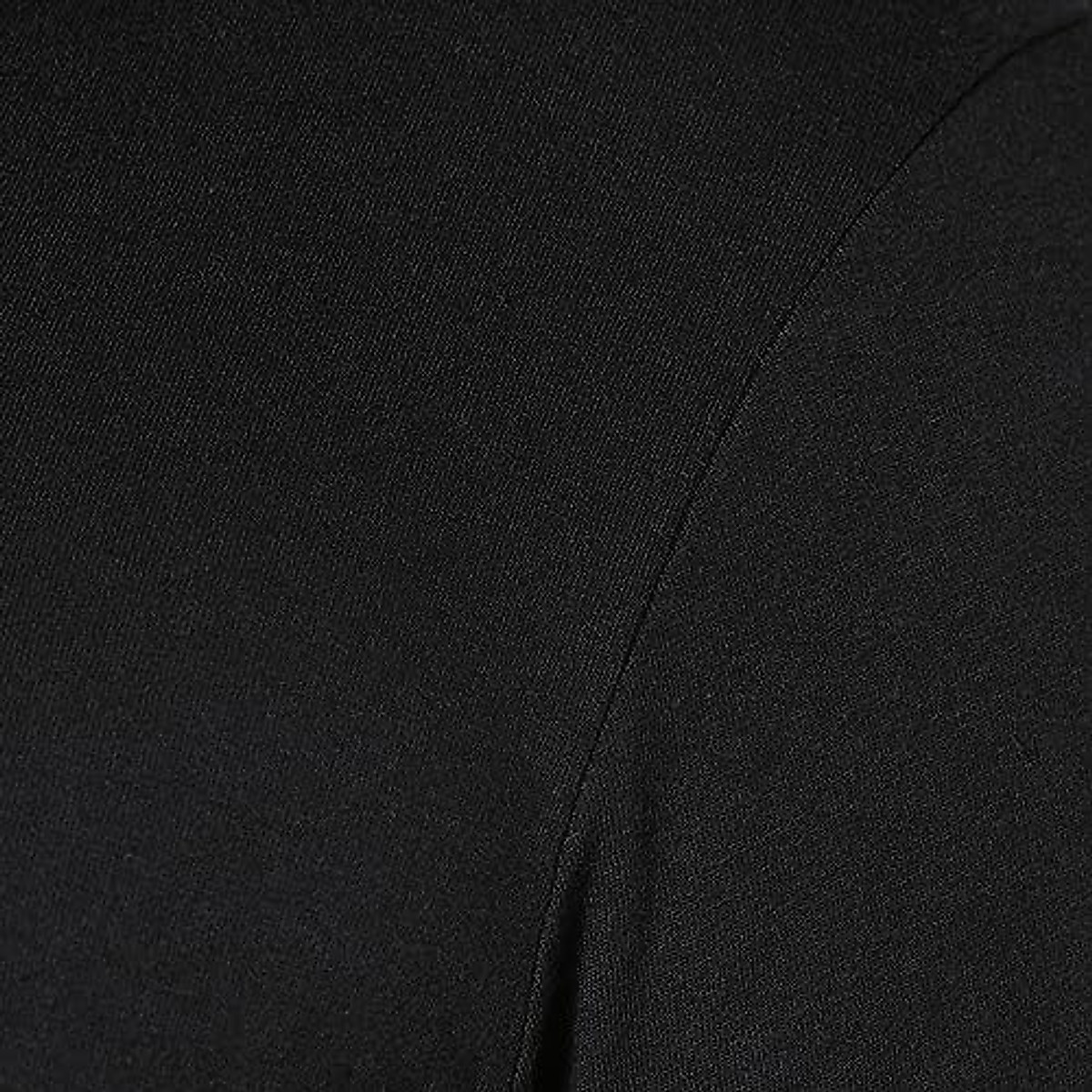 Amazon Essentials Men's V-Neck Undershirt, Pack of 6, Black, X-Small