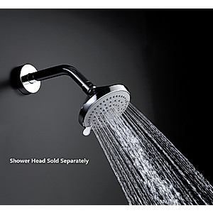 Purelux Universal Shower Arm 6 Inches Made of Stainless Steel in Chrome finish, Water Outlet PJ1002