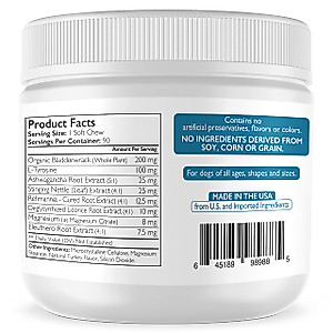 Nutrition Strength Thyroid Supplement for Dogs, Support for Hypothyroidism in Dogs with Organic Bladderwrack, Promotes Normal Function of Endocrine and Enzyme Systems, 90 Soft Chews