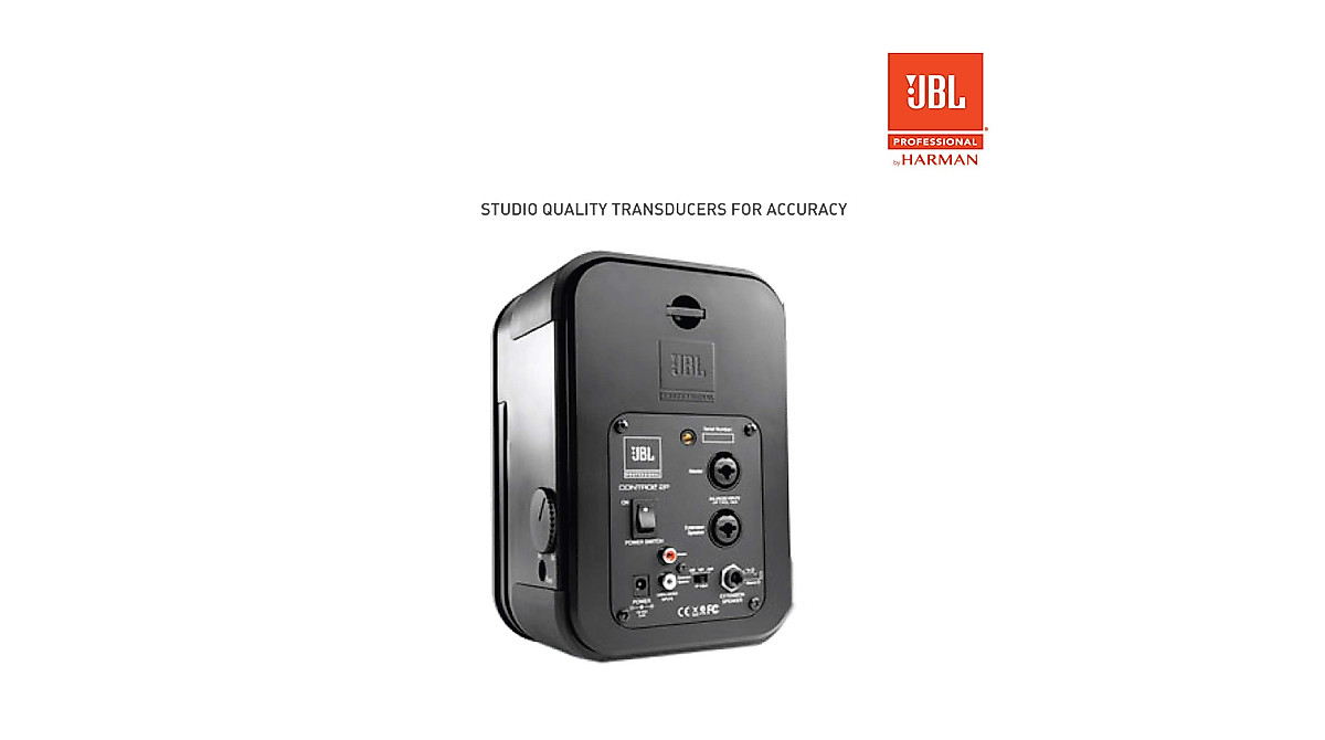 JBL C2PM Control 2P Powered Monitor - Exceptional Sound