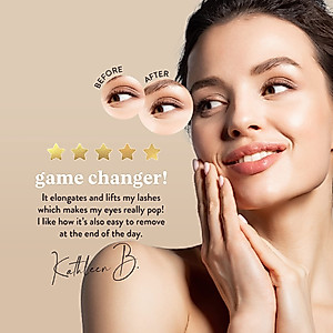 Bliss Touch - Guilty Lashes Mascara Black Volume and Length, Black Mascara with Silicone Brush, Eye Makeup with Argan Oil, Aloe Vera, and Vitamin E