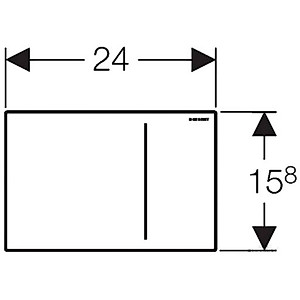 Geberit 115.620.FW.1 Toilets and Bidets, Stainless Steel