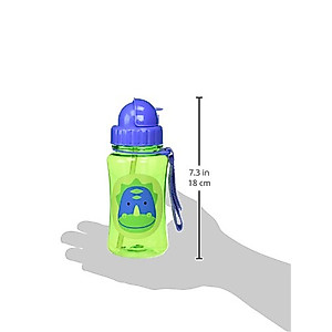 Skip Hop Toddler Sippy Cup with Straw, Zoo Straw Bottle, Dinosaur