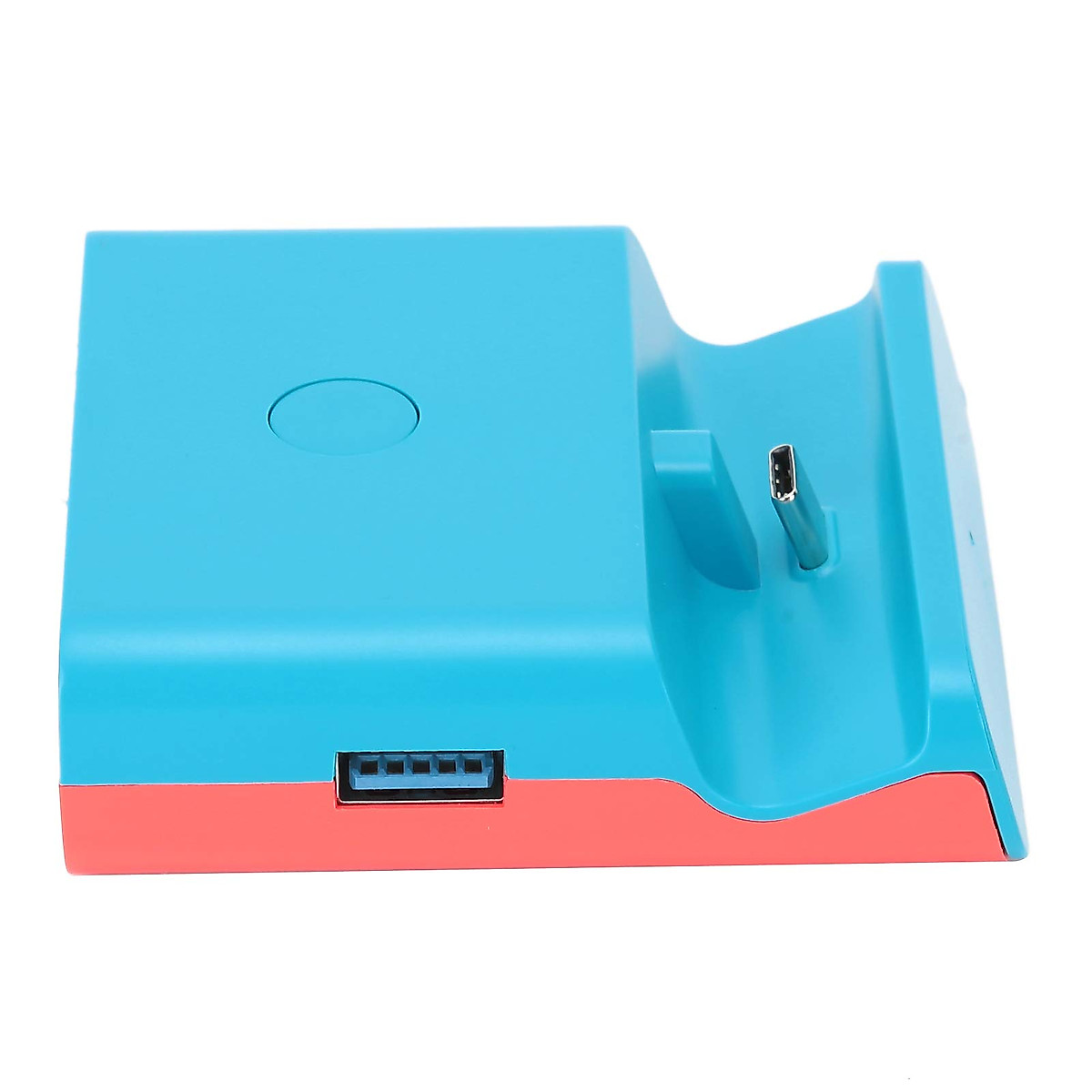 Mxzzand Type-C Charging Dock Stand HDMI Video Converter XDL-NS06 for Switch/Lite(Blue red)
