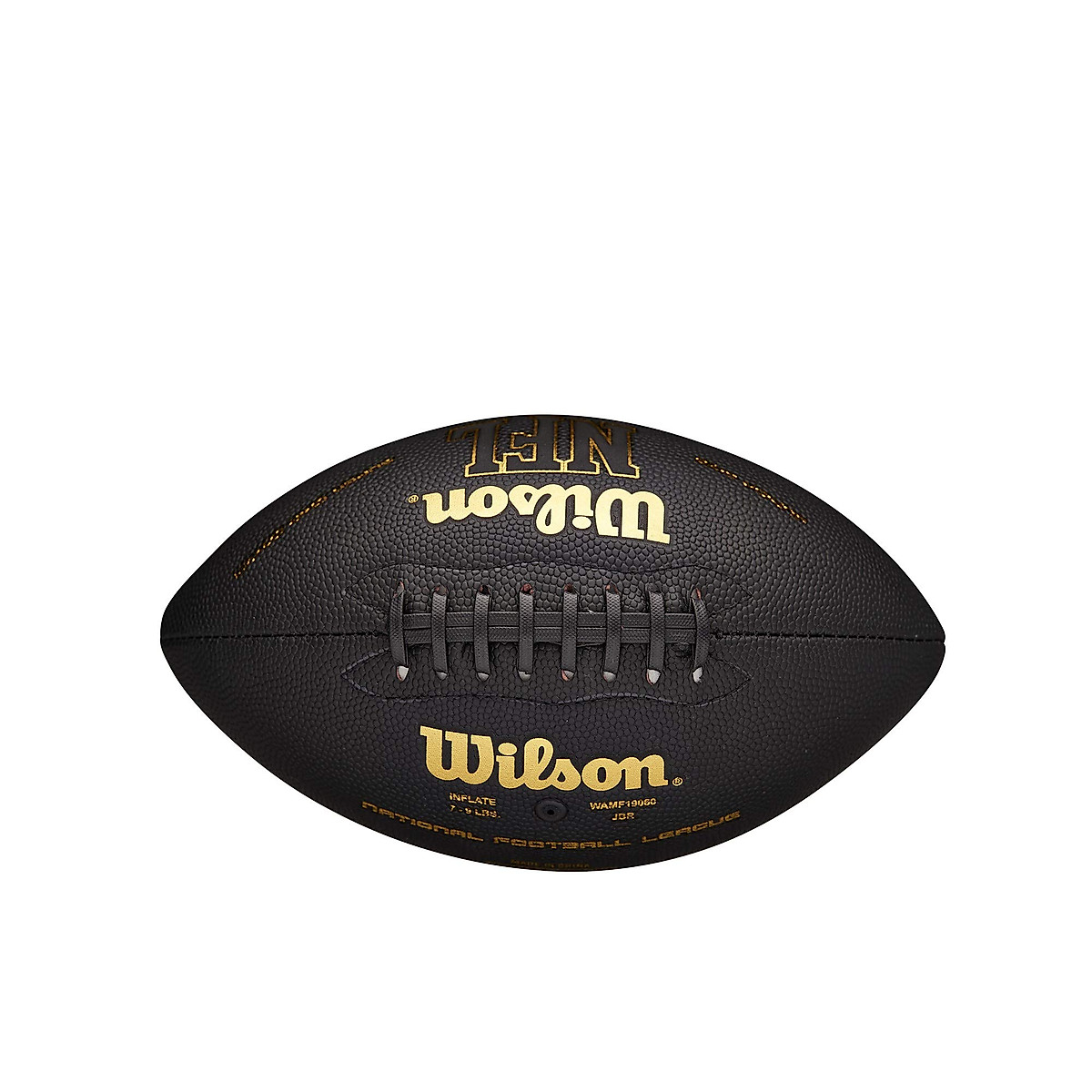 Wilson NFL Super Grip Composite Football - Junior Size, Black/Gold