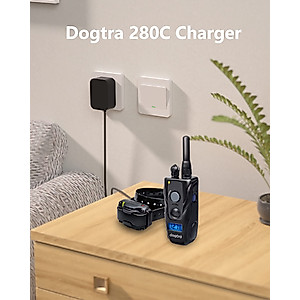 VHBW 5V Charger Replacement for Dogtra with Splitter Cable, Replacement SBC5V1000 Charger Compatible with Dogtra iQ Series, YS600, 200C, 280C, EF-3000 Gold Receiver,YS300 Collar Trainer (UL Listed)