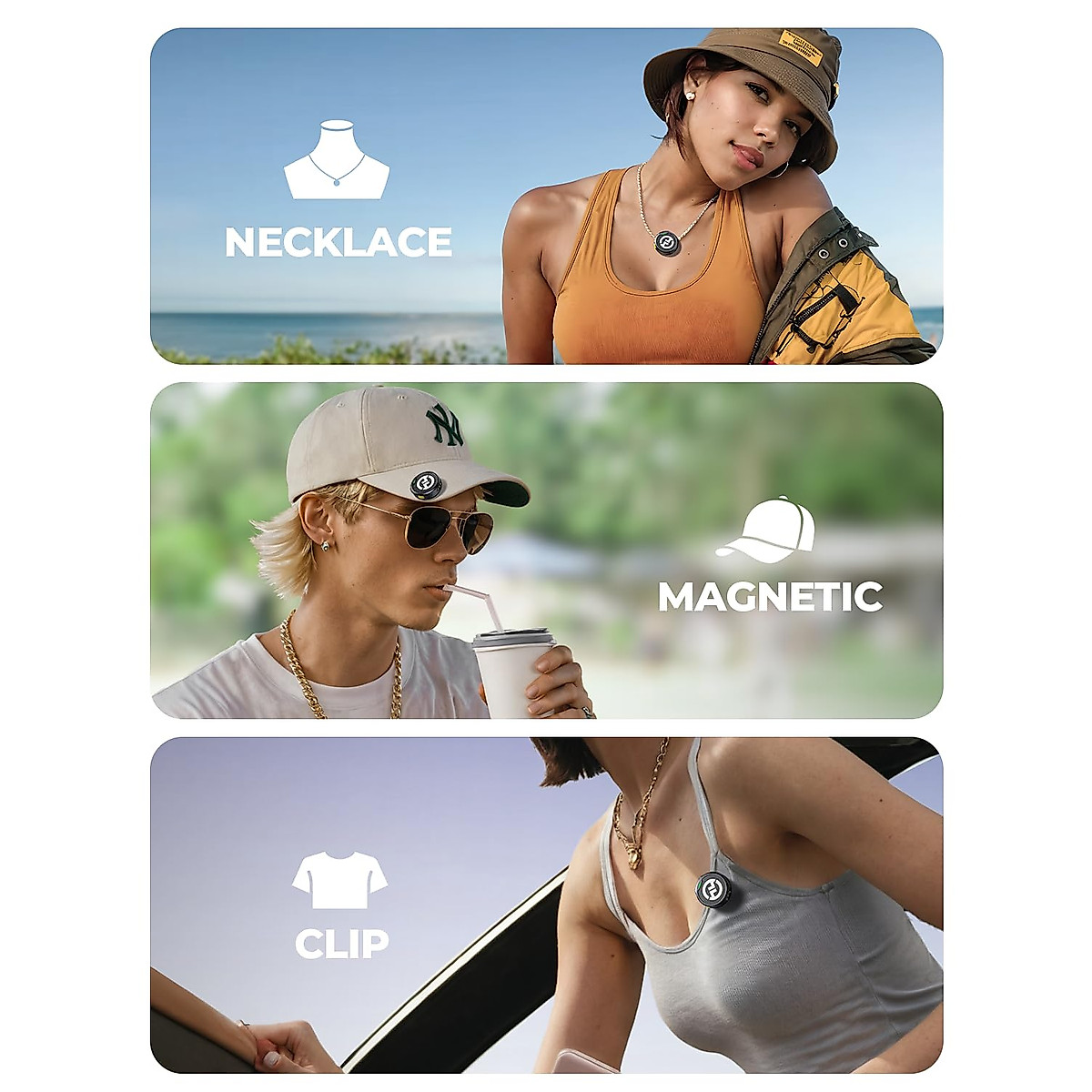 Hollyland Lark M2 Wireless Lavalier Microphone for iPhone/Android/Camera/PC/Laptop with Lightning/USB-C/Plug, 48KHz 24Bit, 1000ft Range, Noise Cancellation, 30H Battery for Video Recording, Streaming