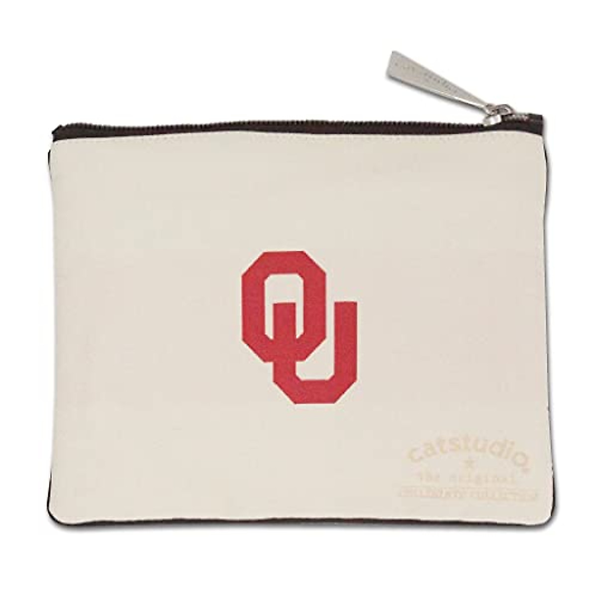 Catstudio University of Oklahoma Collegiate Zipper Pouch Purse | Holds Your Phone, Coins, Pencils, Makeup, Dog Treats, & Tech Tools