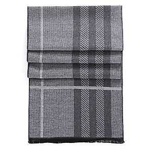 FULLRON Men Winter Scarf Soft Warm Long Cashmere Feel Scarves