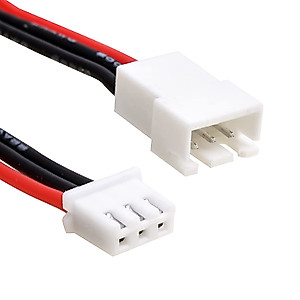 HobbyPark JST-XH 2S 3S 4S 5S 6S LiPo Battery Balance Charger Extension Cable Balance Charging Wire Lead Adapter for RC Drone, Quadcopter, Multirotors,Cars, Trucks, Planes, Boats (5PCS)