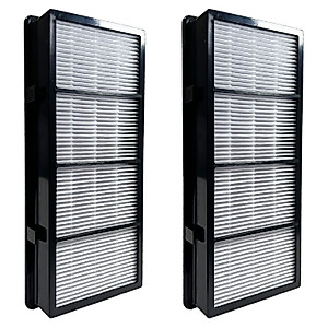 MaximalPower 2 Pack HEPA Type C Replacement Filters for Honeywell HEPA Clean HRF-C2 Air Purifiers 16200 HHT-001 HHT-080 HHT-081 HHT-085 and Other HHT Models (2 Per Pack)
