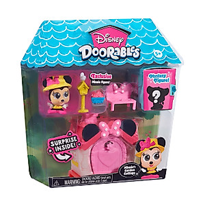 Disney Doorables Mini Playset Minnie Mouse’s Garden Cottage, Officially Licensed Kids Toys for Ages 5 Up by Just Play