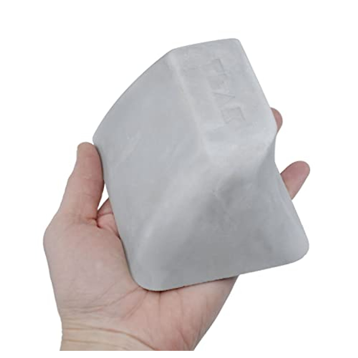 Teak Tuning Monument Series Concrete Fingerboard Wave Obstacle - 4.25" Wide, 2" Tall - Ultra Premium, Super Durable Polymer Modified Concrete - Sterling Gray Colorway