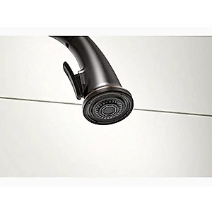 KOHLER K-R24937-SD-VS Neuhaus Pull Down Kitchen Faucet, 2-Spray Faucet, Kitchen Sink Faucet with Pull Down Sprayer in Vibrant Stainless