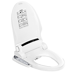 Empava Ultimate Advanced Electric Smart Bidet Seats for Elongated Toilets in White Model 2020