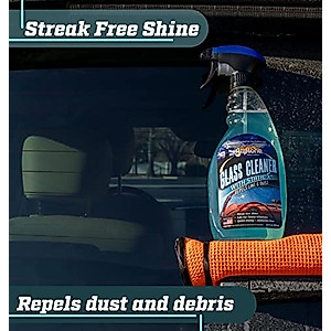 Gliptone Glass Cleaner with Anti Static, Repels Lint & Dust (22 Fl Oz)