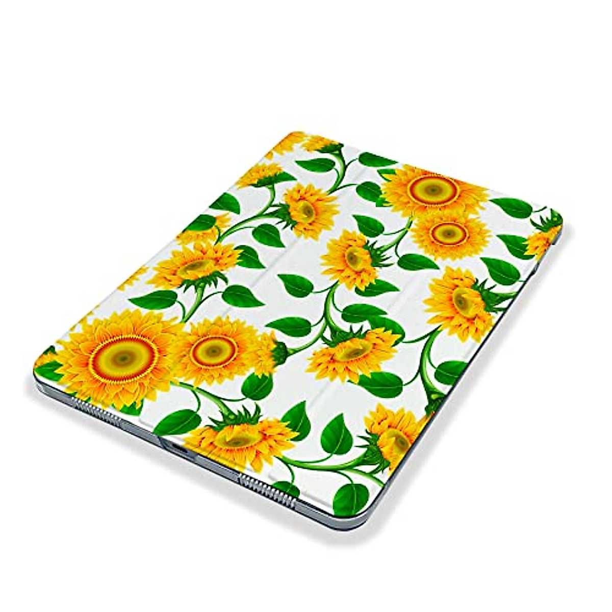 Cute Sunflower Yellow Flowers case Compatible with iPad Mini Air Pro 7.9 8.3 9.7 10.2 10.9 11 12.9 inch Pattern Cover New 2022 2021 Trifold Stand 3 4 5 6 7 8 9 Generation 535 (9.7" 5/6 gen)