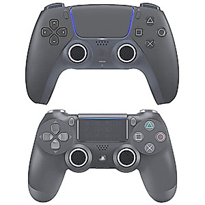 9CDeer Performance Joystick Analog Stick Thumb Grips Set of 6 Compatible with PS5, PS4, Xbox Series X/S Xbox One, Switch Pro Controller Black & White