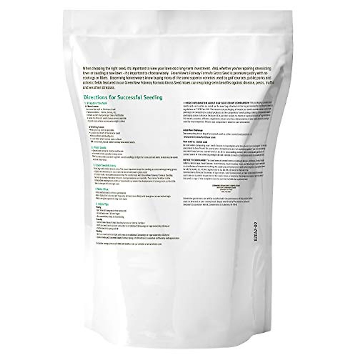 Greenview Fairway Formula Grass Seed Perennial Ryegrass Blend - 3 lb. Bag