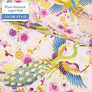 SQINAA Cotton Fabric Material Calico Cotton Handmade Bronzing Pre-Cut Fabric for Crafts DIY Sewing Clothes Quilting150 X 50Cm,F3