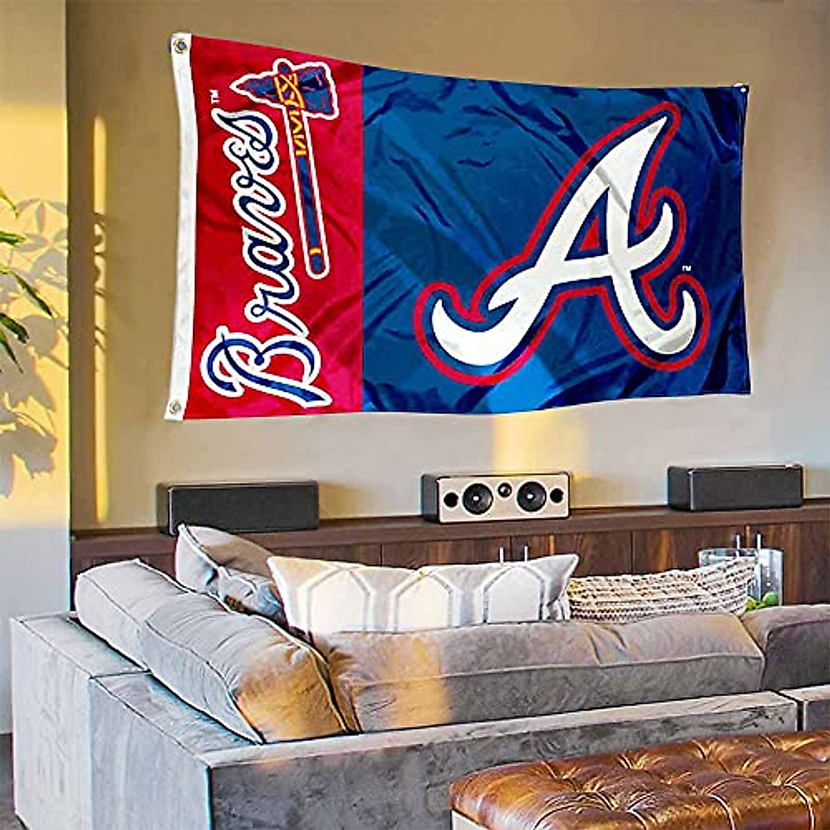 Atlanta Braves Banner and Tapestry Wall Tack Pads