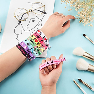 32 Pieces Ribbon Hair Accessories - Elastic Sports Hair Ties for Girls and Women, Gifts for Mexican Festival, Horse Racing, and Derby Decor