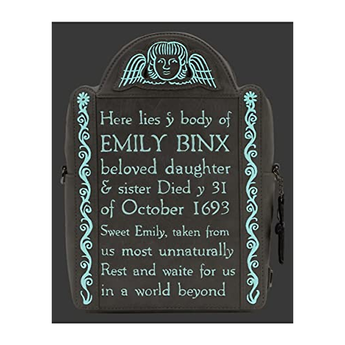 Stitch Shoppe by Loungefly Disney Hocus Pocus Here Lies Emily Binx Convertible Crossbody