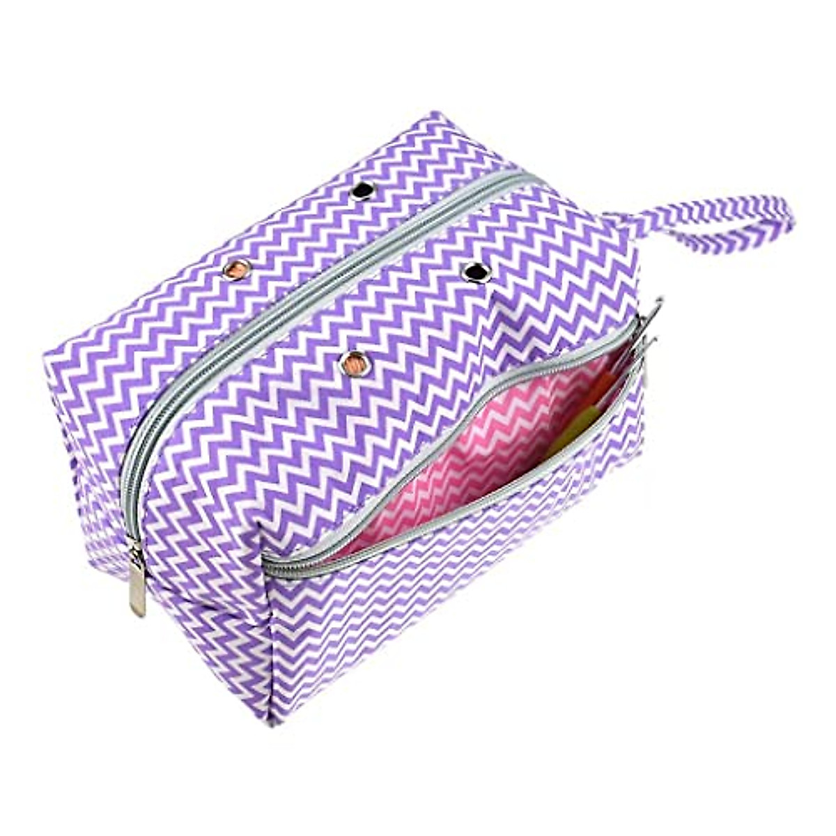 LUKEO Knitting Bag Portable Yarn Storage Tote Wool Crochet Hooks Needles Sewing Supplies Set