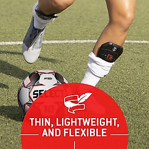 G-Form Pro-S Blade Soccer Shin Guards - Adult Shin Guards - Shin Guards for Protection - Black, Adult Medium