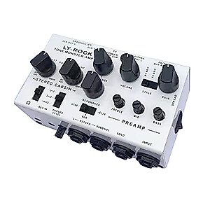 LYR Guitar effect pedal Electric guitar audio workstation Professional effect pedal White True Bypass, 11.5 * 6.5 * 6.3 CM, XBH