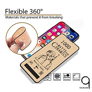 Coqecase [2pack] Unbreakable matte term ceramic screen protector for Oppo Reno 7 5g