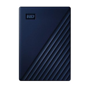 WD 2TB My Passport for Mac, Navy, Portable External Hard Drive with backup software and password protection, USB 3.1/USB 3.0 compatible - WDBA2D0020BBL-WESN