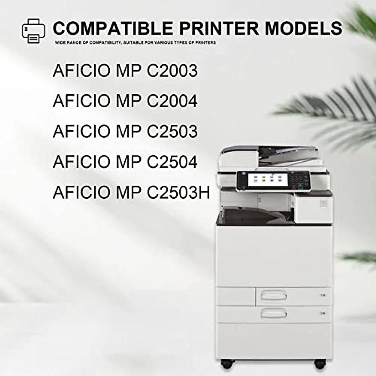 1-Pack MP C2503 841920 Toner Cartridge VASERIK Compatible Replacement for Ricoh MP C2503 Toner Cartridge Aficio MP C2003 C2004 C2503 C2504 C2503H Printer Toner Magenta