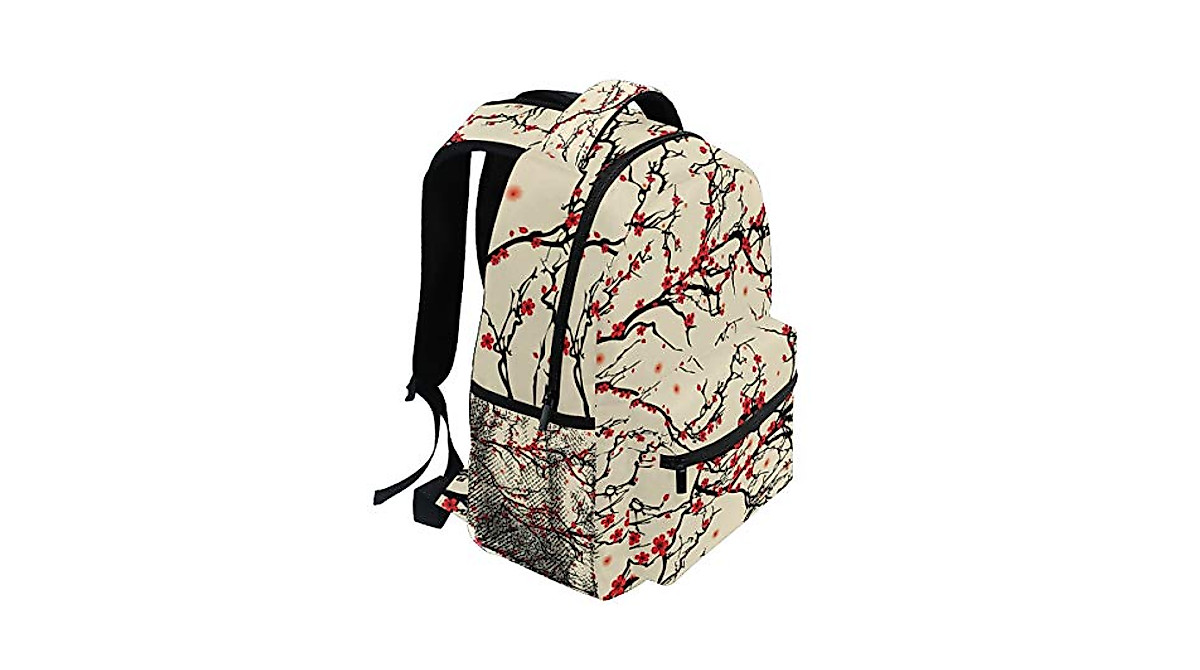Japanese Cherry Blossom Sakura Backpack for Travel & School