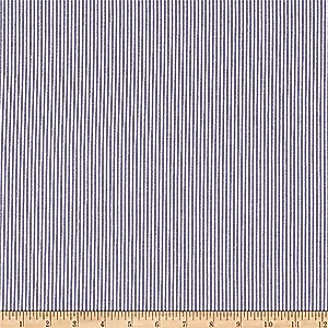 Seersucker Stripe Lavender & White (15 Yard Bolt)