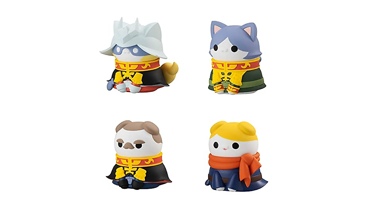 Megahouse Gundam NYANDAM Cat Set with Zeon Characters | Official US Edition