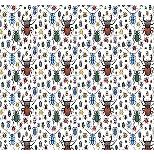 Stesha Party Insect Gift Wrap, Bug Birthday Present Wrapping Paper - 30 x 20 Inch (3 Sheets)