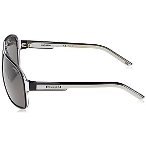 Carrera Grand Prix 2/S Sunglasses GRAND2S-07C5-M9-6409 - Black Crystal Frame, Gray Cp Pz Lenses,
