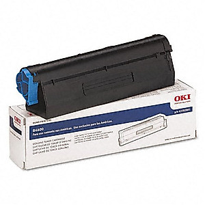 Okidata 43502001 B4550 B4600 Toner Cartridge (Black) in Retail Packaging