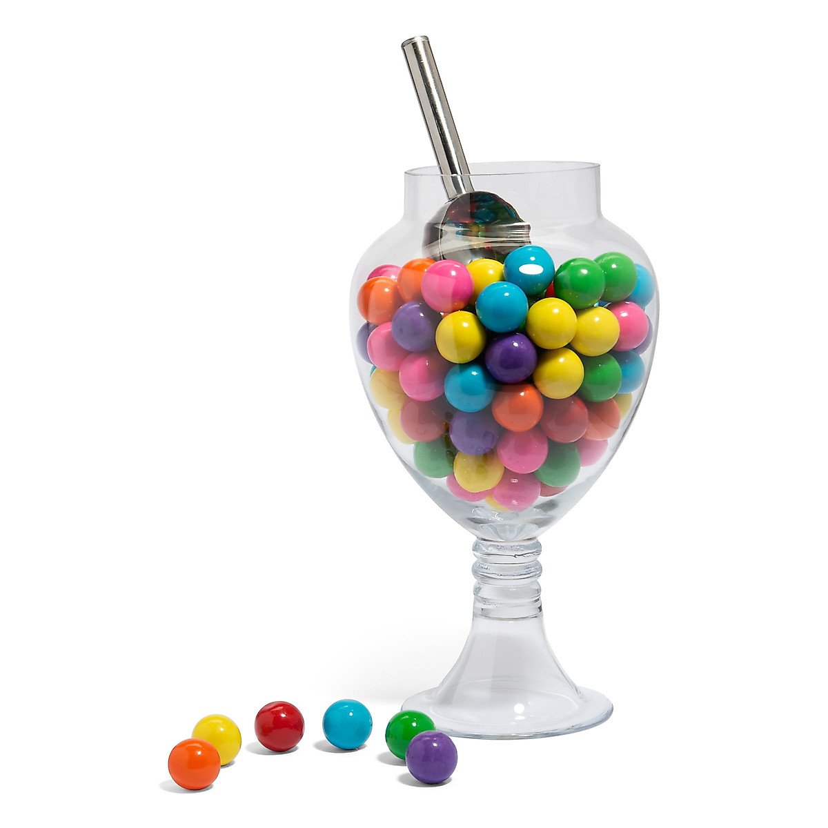 Candy Envy - Assorted 1 Inch Gumballs - 2lb Bag - Approximately 113 Gumballs Per Bag - North American Made & Kosher Certified - Gumballs for Gumball Machine - Gumball Refills